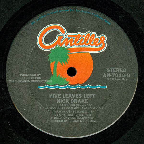 Buy Nick Drake : Five Leaves Left (LP, Album, RE, Ter) Online for a ...