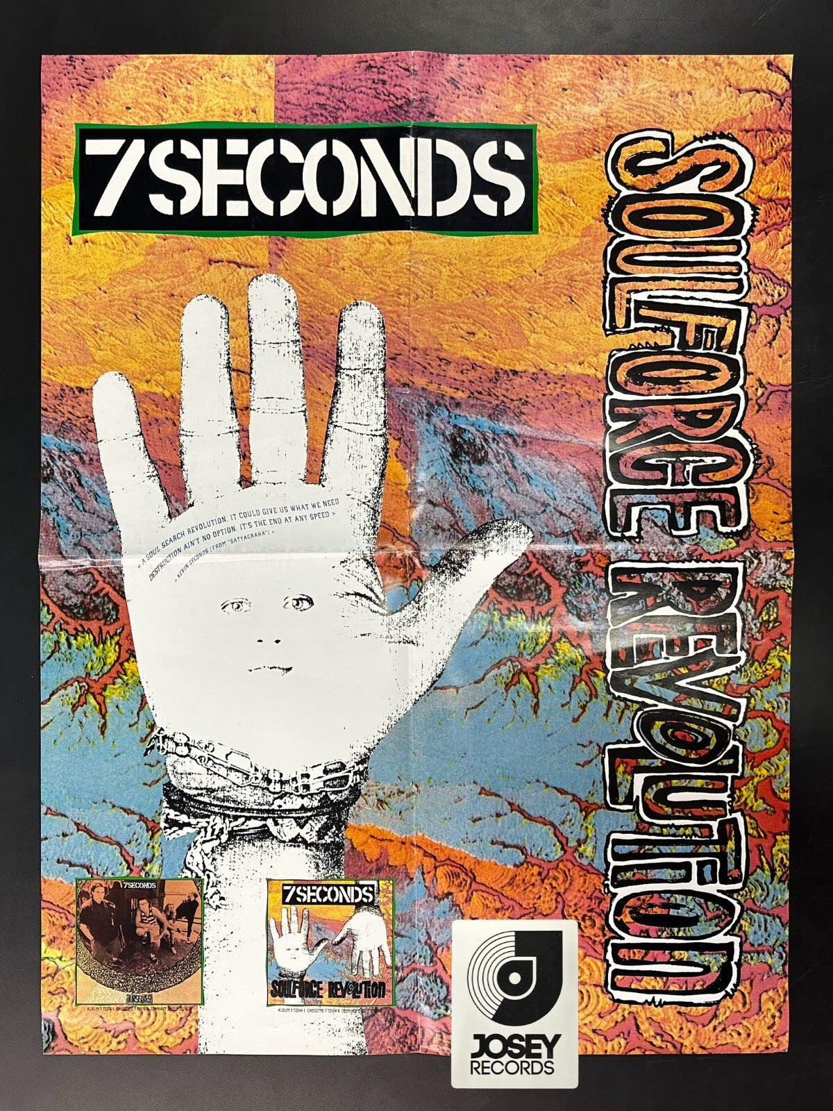7 Seconds - Soulforce Revolution - Vintage Original Promo Poster (1989 ...