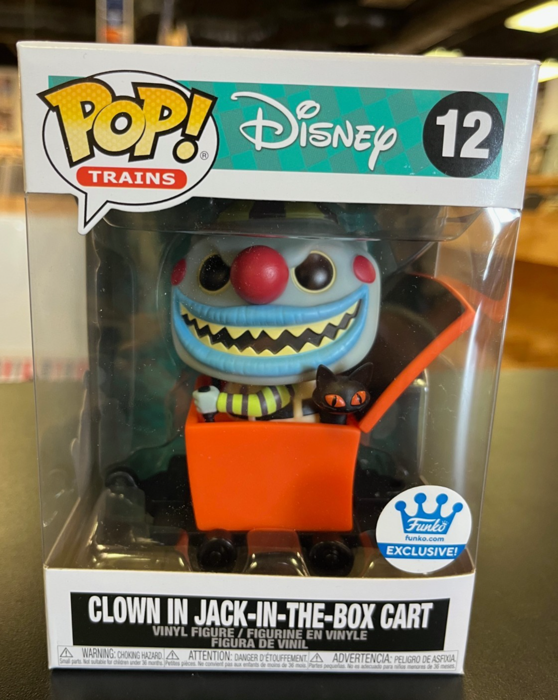 Funko Pop! Trains: Disney - Clown In-Jack-In-The-Box Cart #12 (Exclusi ...