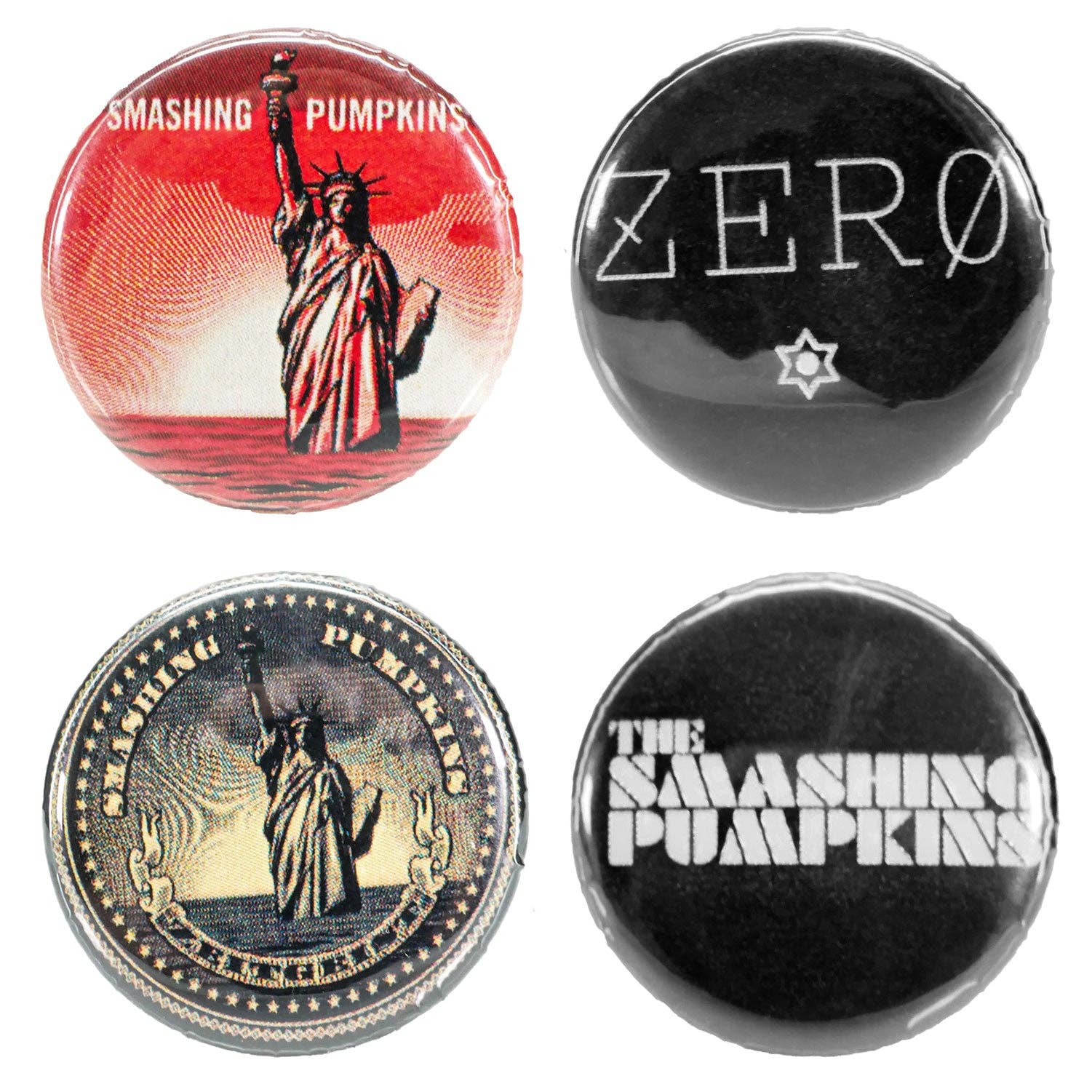 Smashing Pumpkins 4 pc. Button Pack Collector Items– Josey Records
