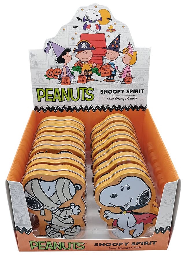 Peanuts Snoopy Spirit Set Candy Tins 12ct– Josey Records